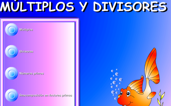 Múltiplos y divisores - cristic