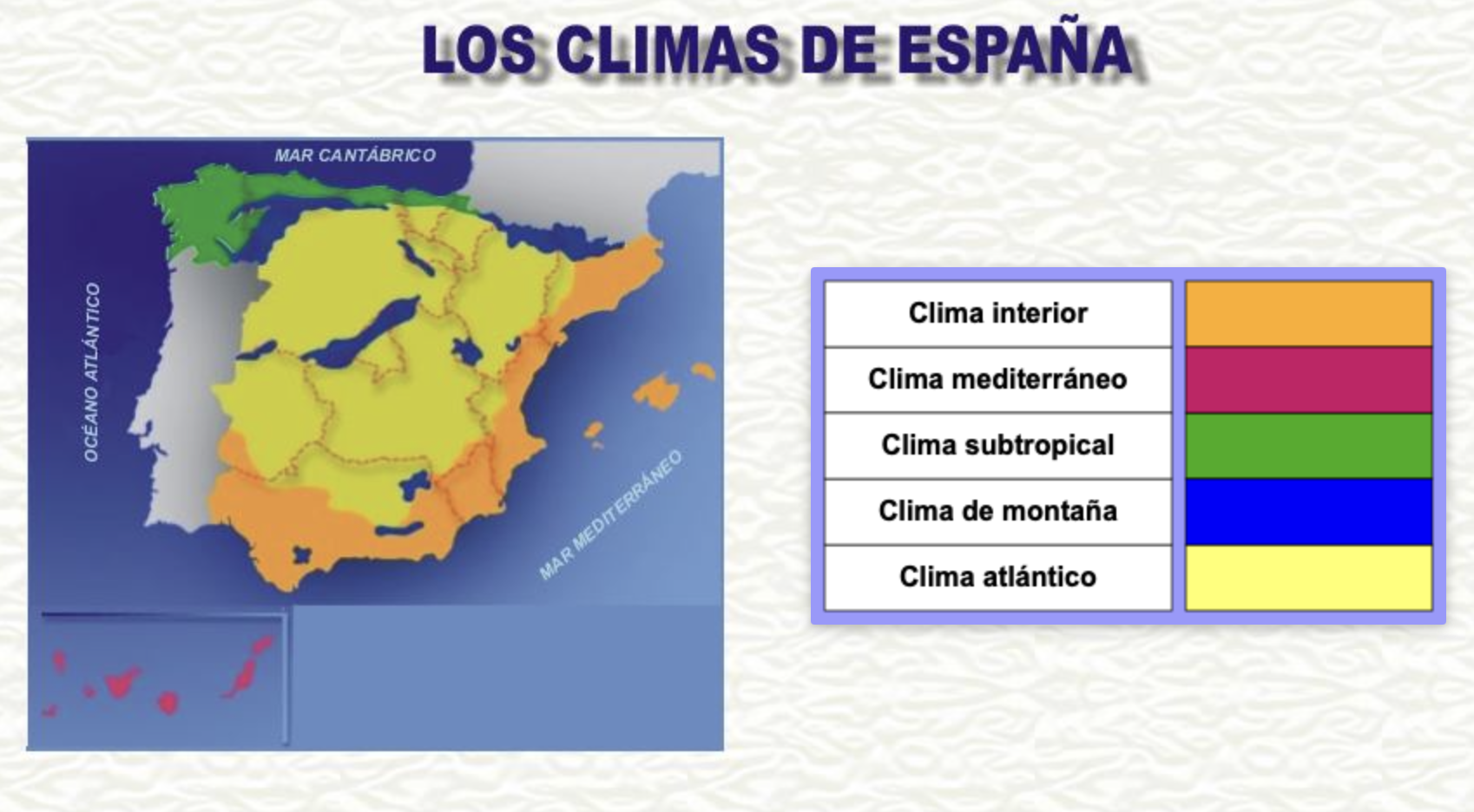 Climate and vegetation of Spain • Crister