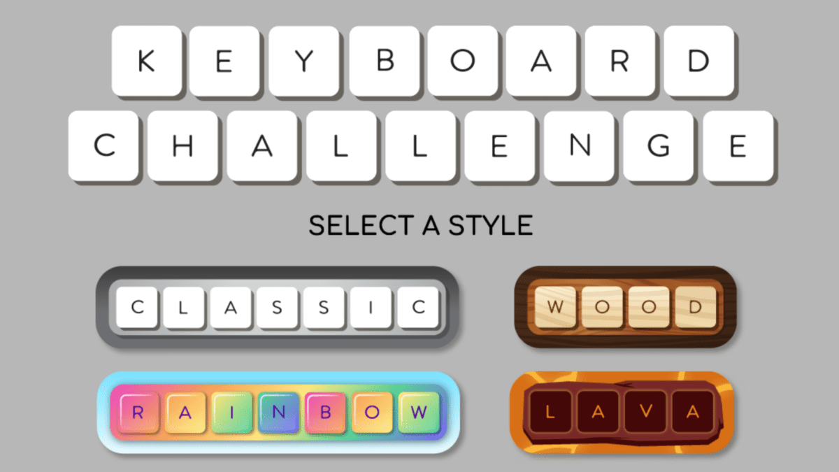 Keyboard challenge - cristic