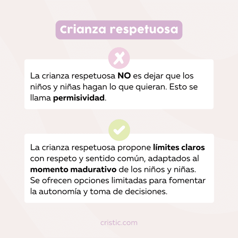 Qué es la crianza respetuosa - cristic