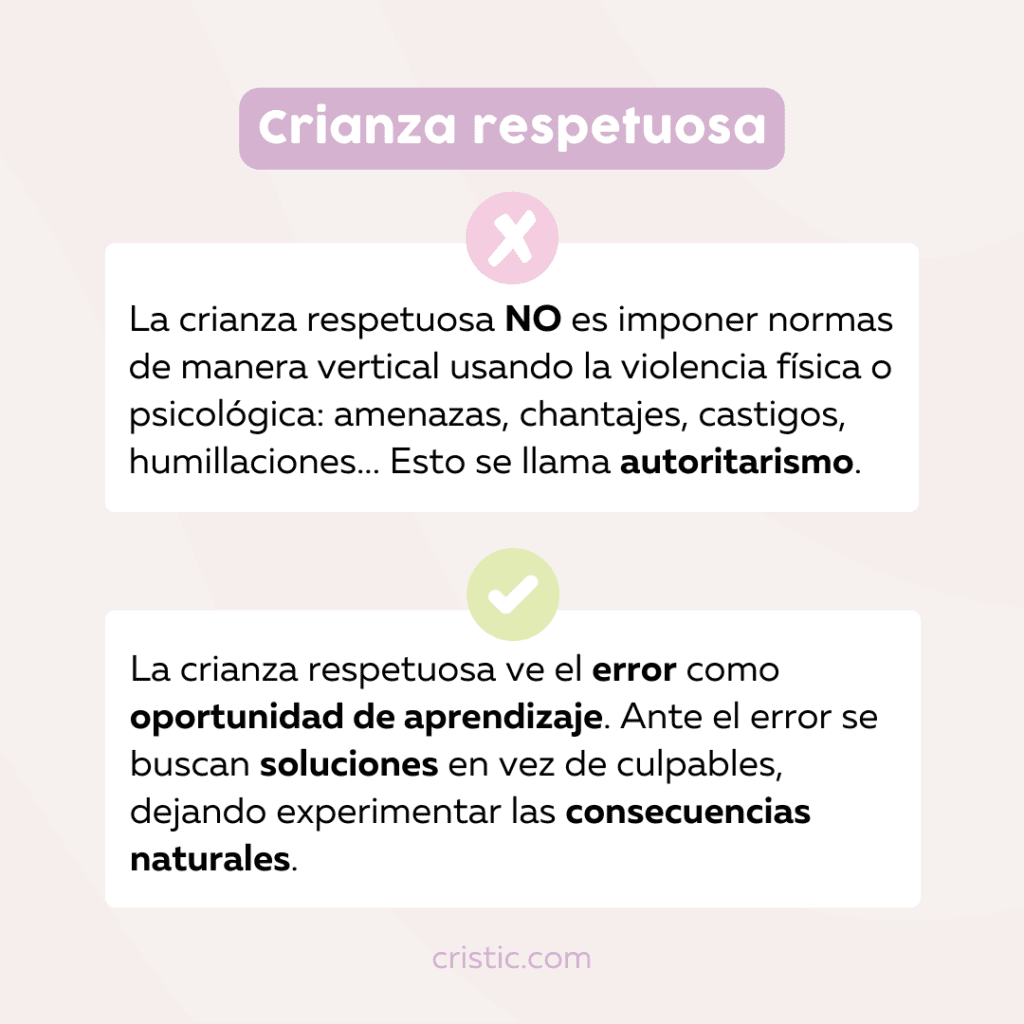Qué es la crianza respetuosa - cristic