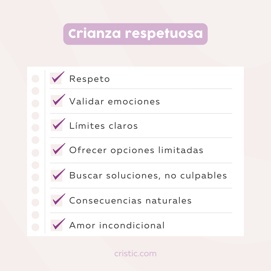 Qué es la crianza respetuosa - cristic
