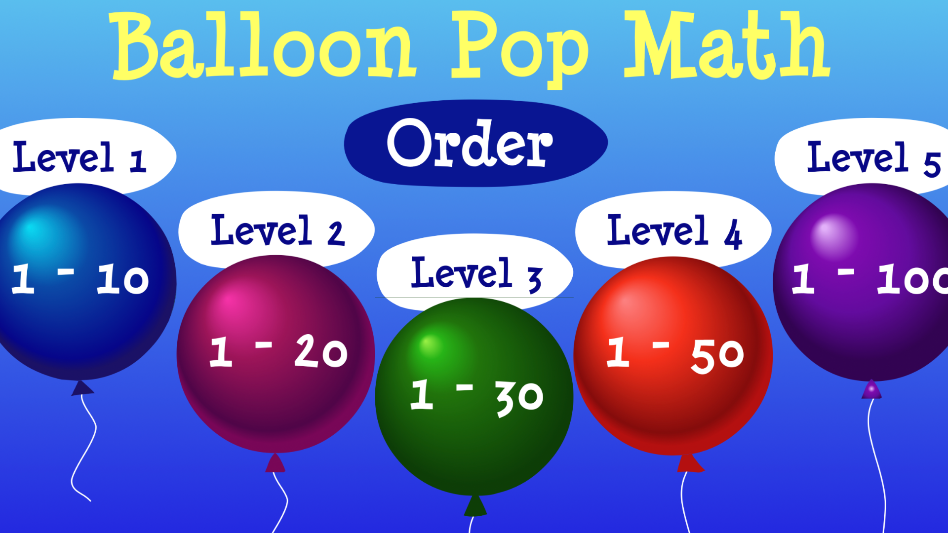 Ordenamos globos • cristic