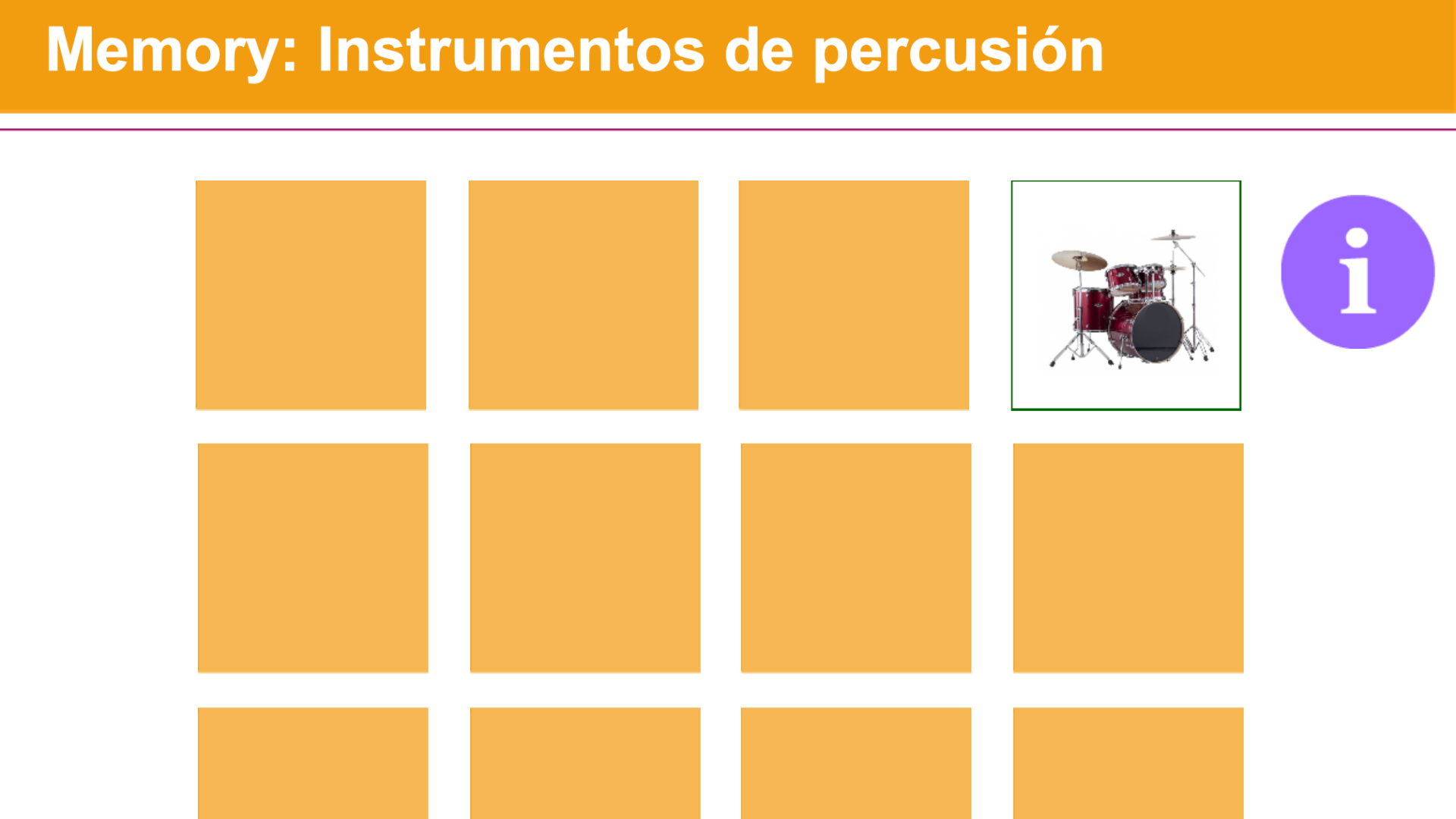 Instrumentos de percusión • cristic