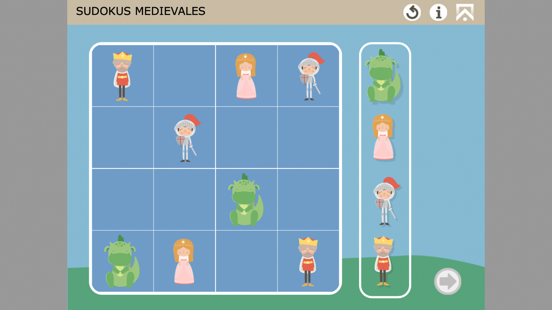 Sudoku medieval • cristic