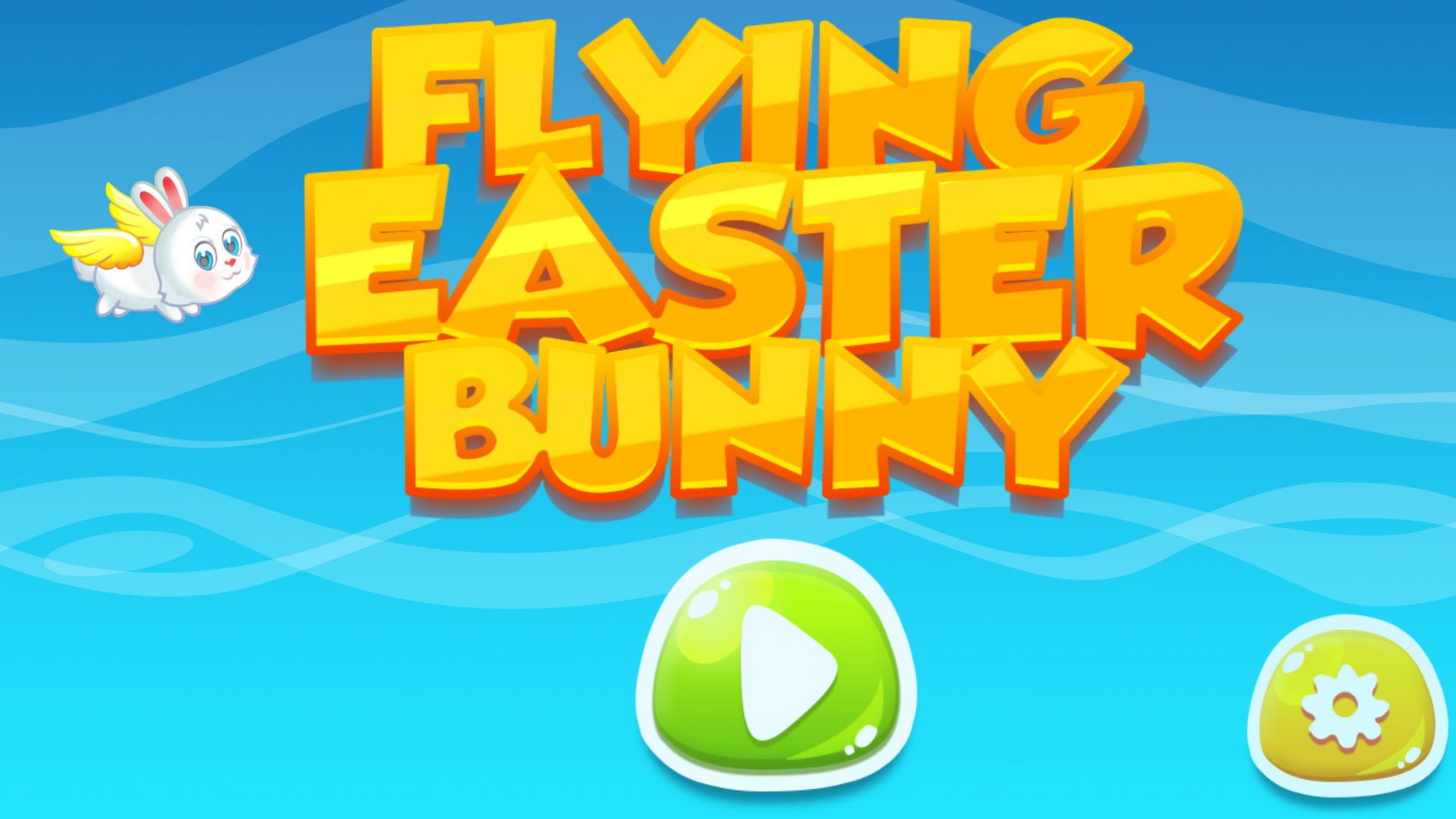 Flying easter bunny • cristic