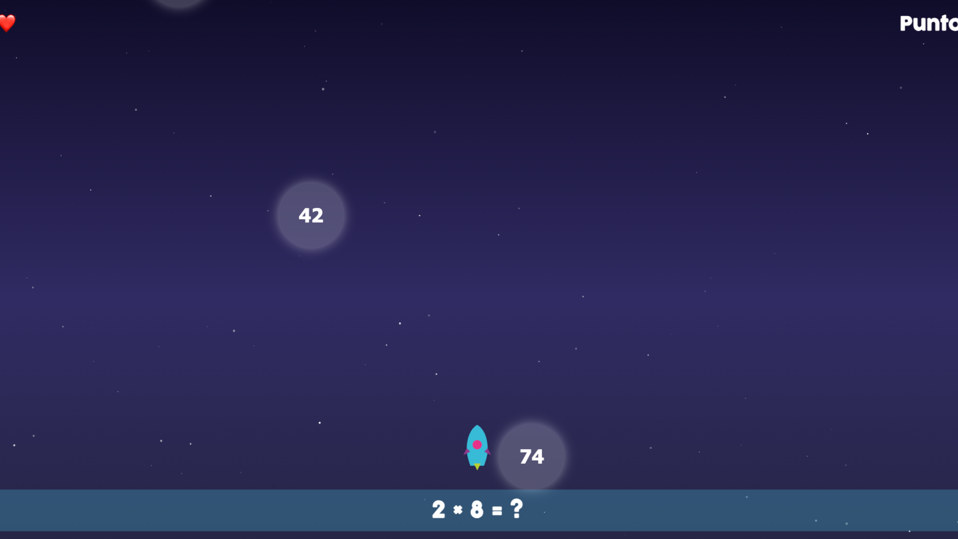 Multiplicaciones en el espacio • cristic