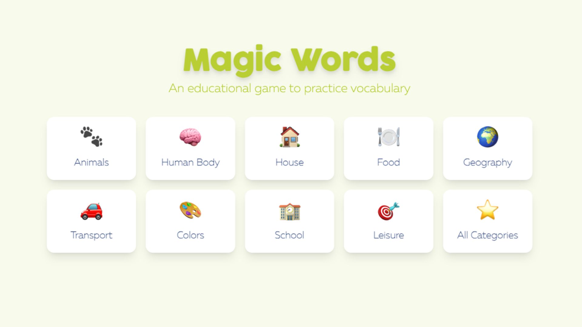 Magic words • cristic