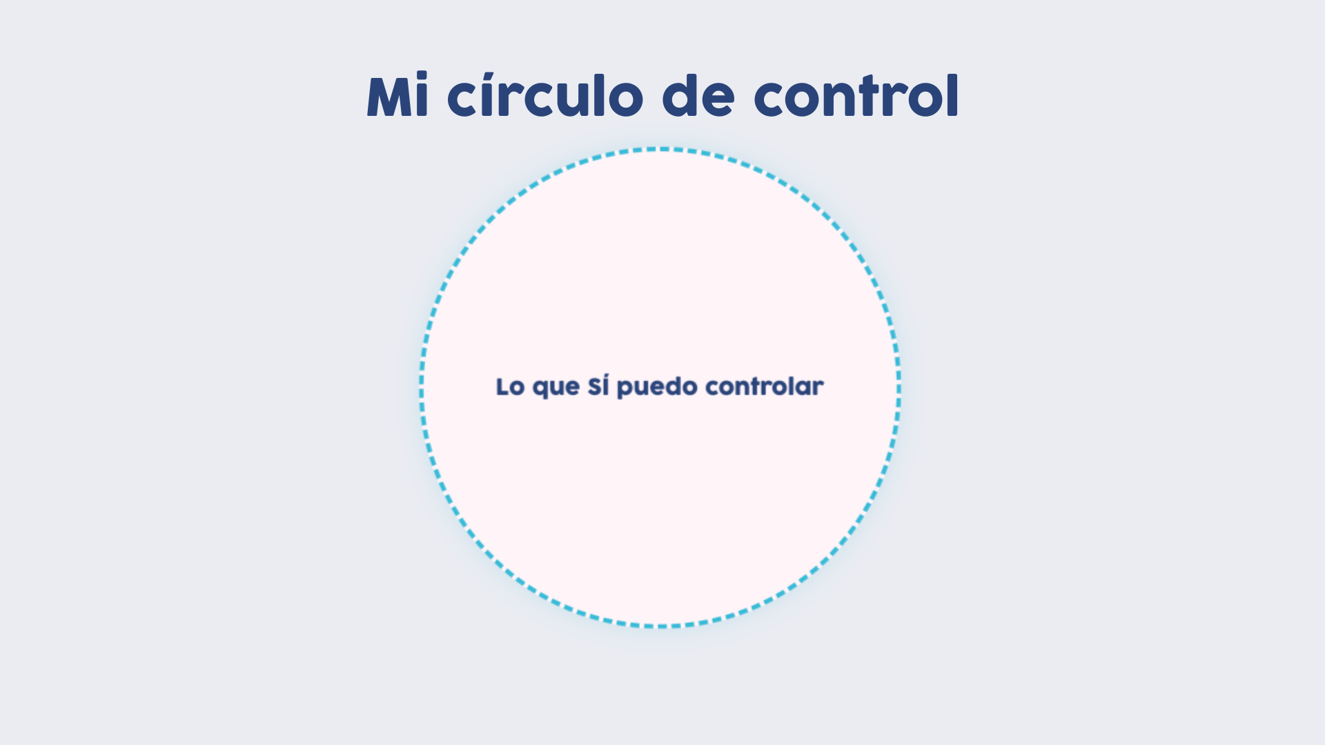 Mi círculo de control • cristic