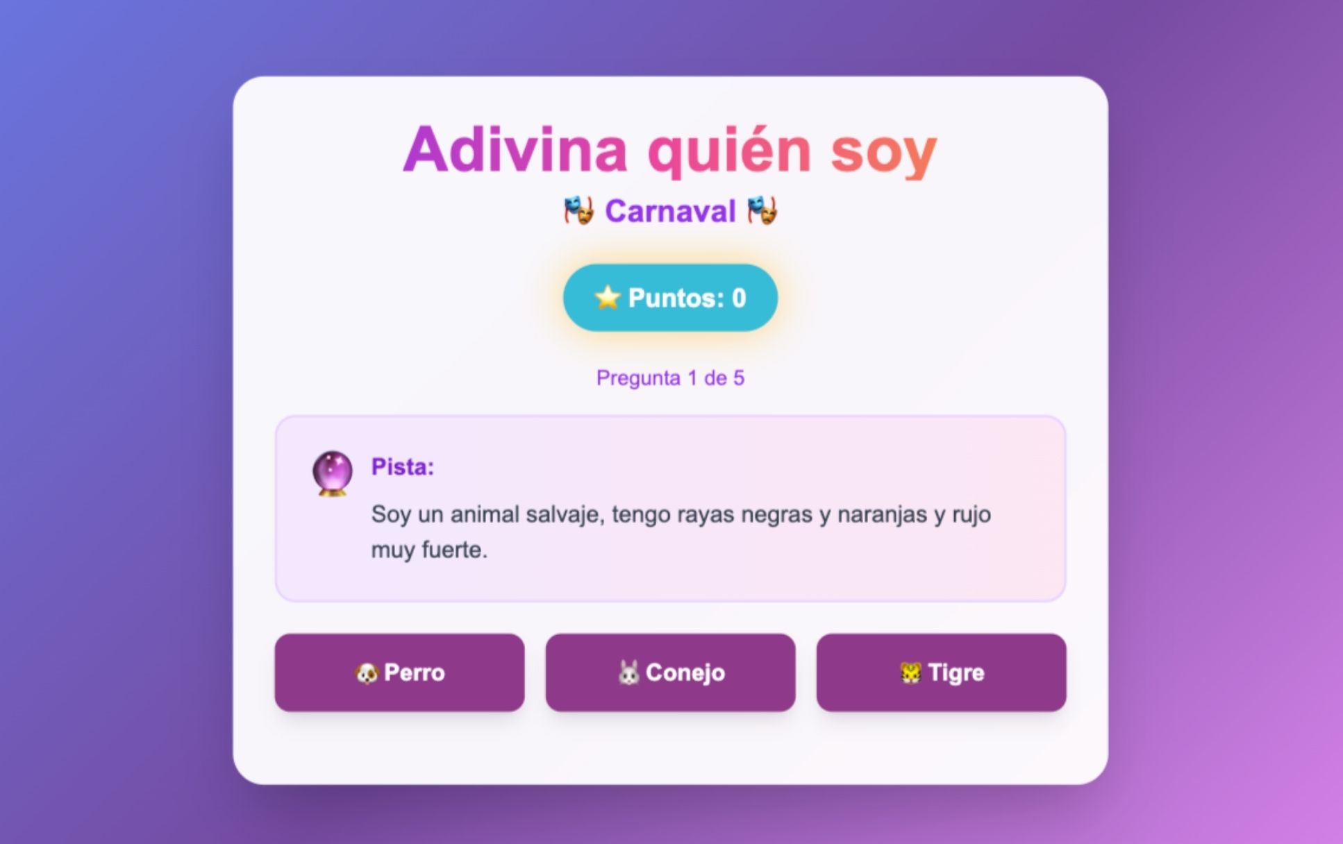 Adivina quién soy • cristic